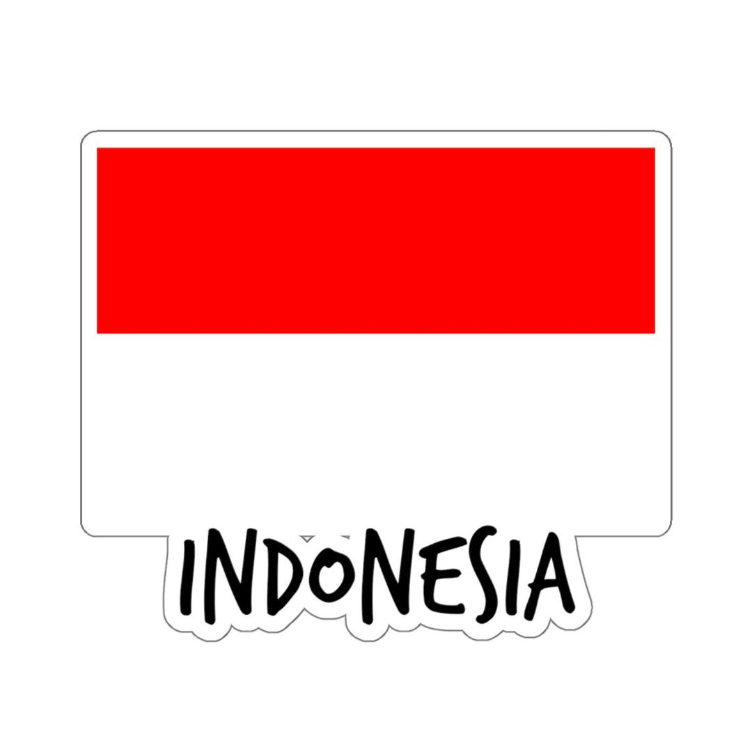 Indonesia Flag Travel Kiss-cut Stickers, Indonesian Flag Sticker ...