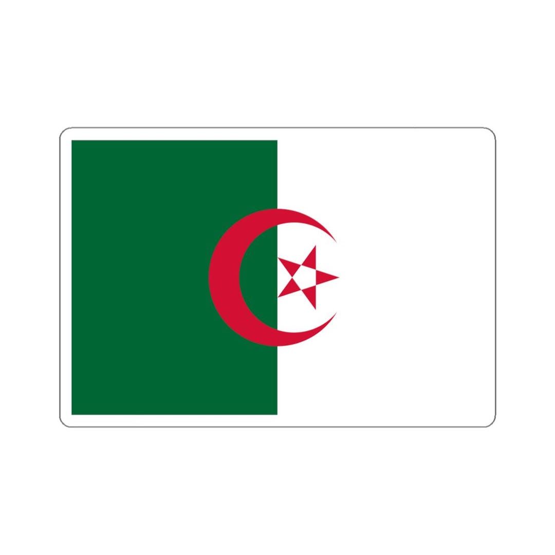 Algeria Flag Travel Sticker - Kiss-cut Stickers, Decorative Decals ...