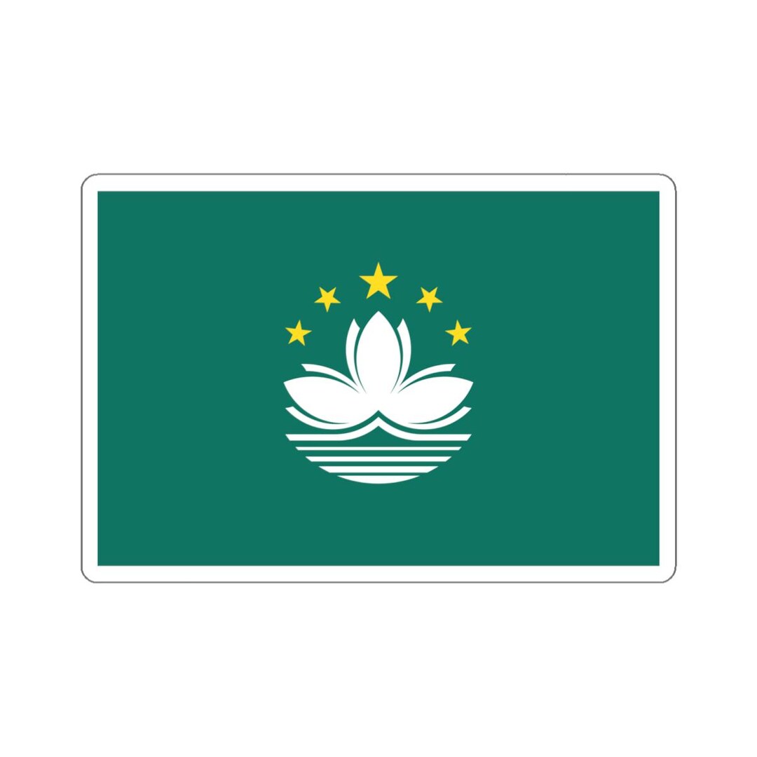 Macau Flag Travel Sticker - Kiss-cut Stickers, Decorative Stickers ...