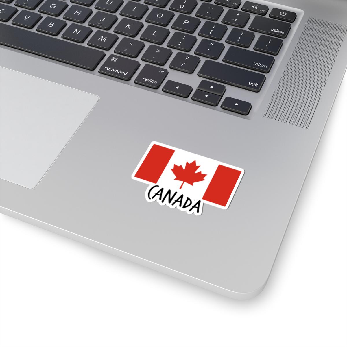 Canada Flag Travel Sticker Kiss-cut Stickers, Travel Sticker, Canadian ...