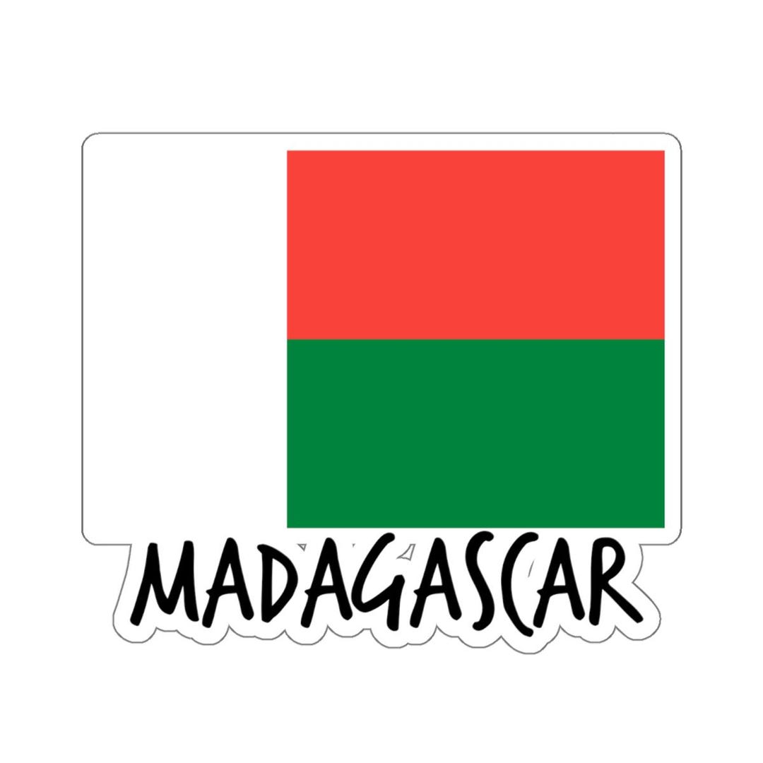 Madagascar Flag Travel Sticker - Kiss-cut Stickers, Decorative Stickers ...