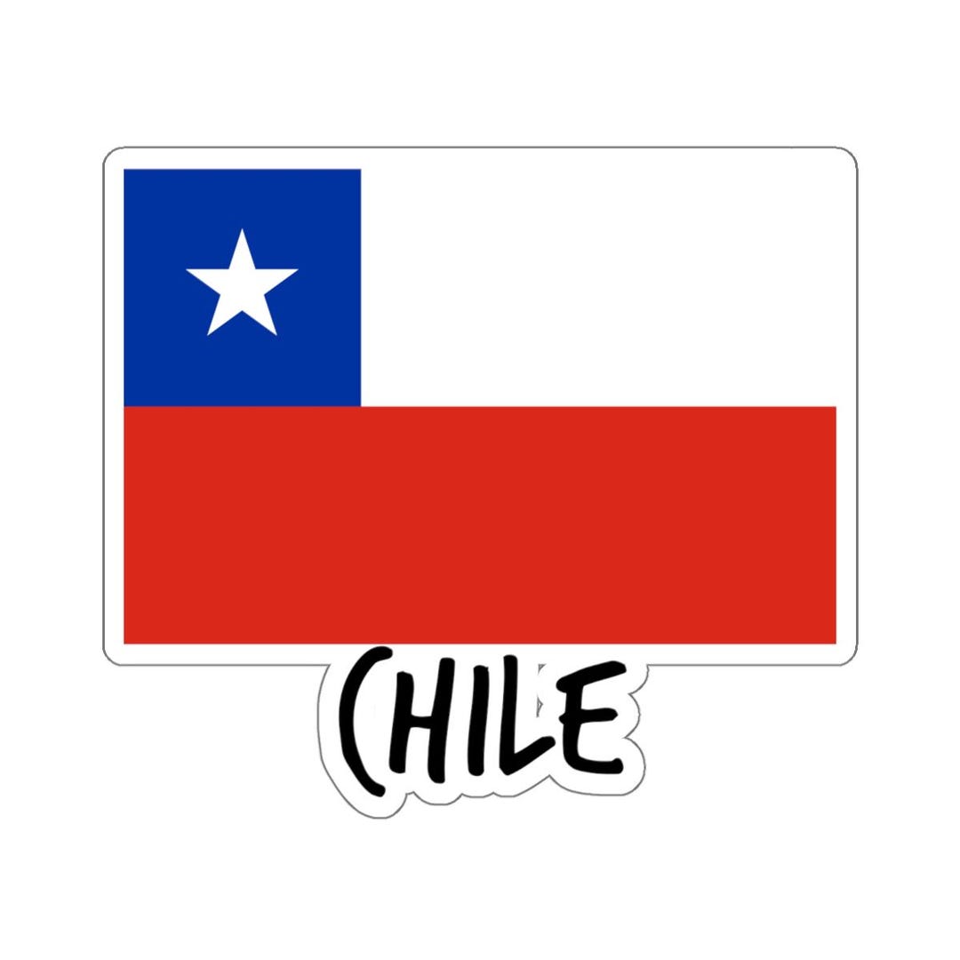 Chile Flag Travel Sticker - Kiss-cut Stickers, Travel Sticker, Outdoor ...