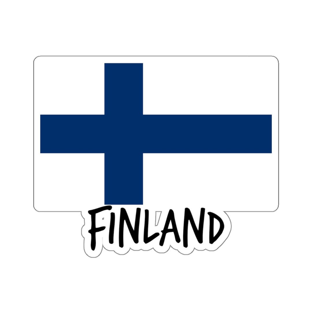 Finland Flag Travel Sticker - Kiss-cut Stickers, Travel Sticker ...