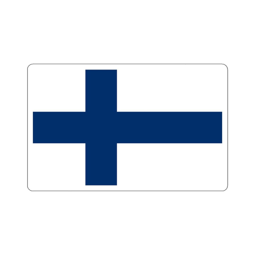 Finland Flag Travel Sticker - Kiss-cut Stickers, Laptop Decal, Phone ...