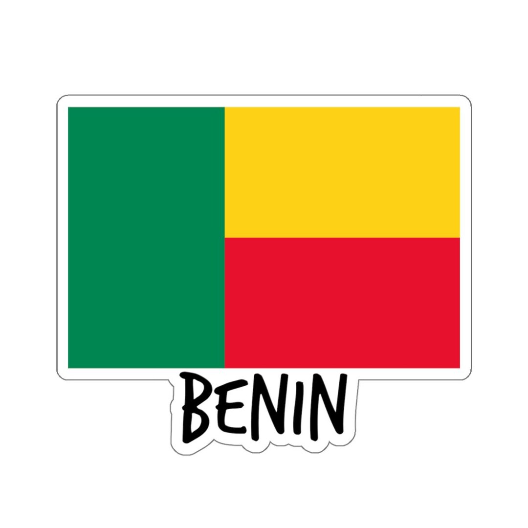 Benin Flag Travel Sticker, African Flag Decal, Travel Luggage Sticker ...