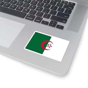 Algeria Flag Travel Sticker - Kiss-cut Stickers, Decorative Decals ...