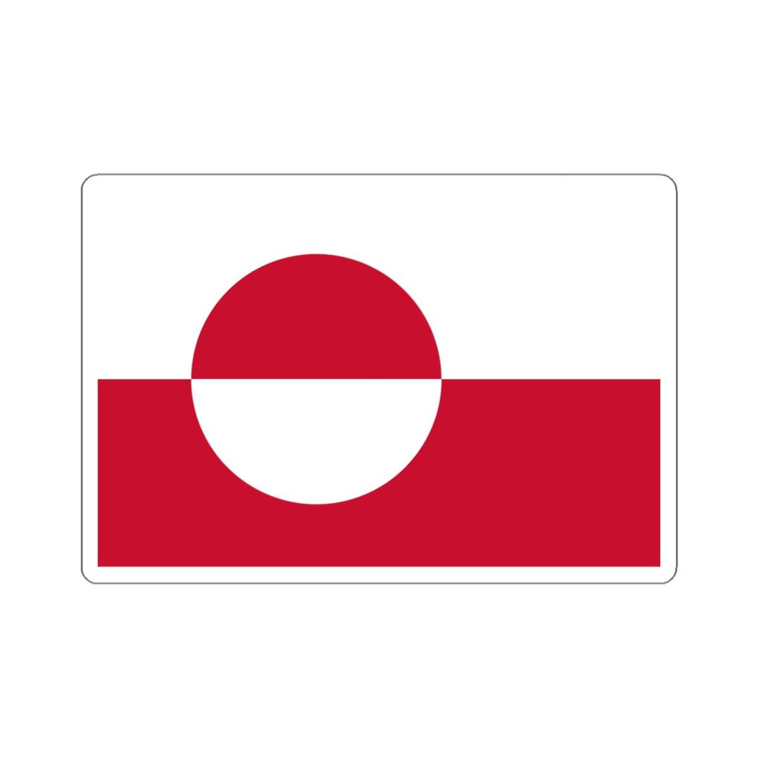 Greenland Flag Travel Stickers, Greenland Flag Decals, Travel Sticker ...