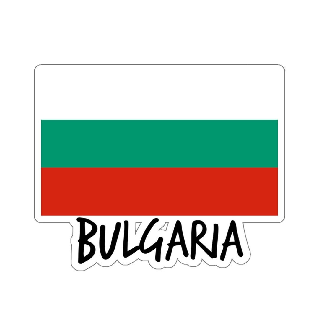 Bulgaria Flag Travel Sticker - Kiss-cut Stickers, Bulgarian Flag Decal ...