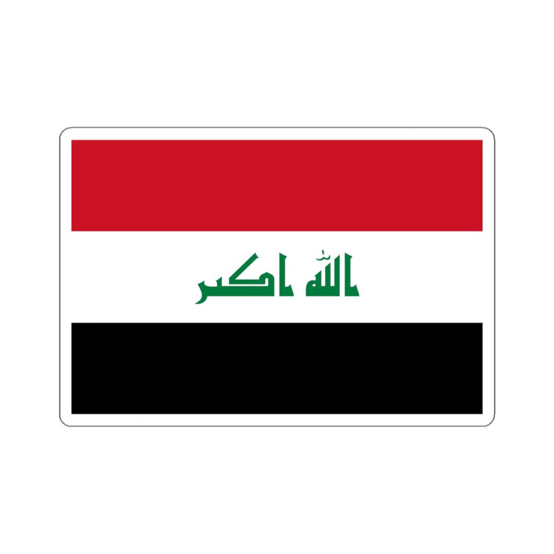 Iraq Flag Travel Sticker - Wanderlust Vinyl Decal, Baghdad Patriotism ...