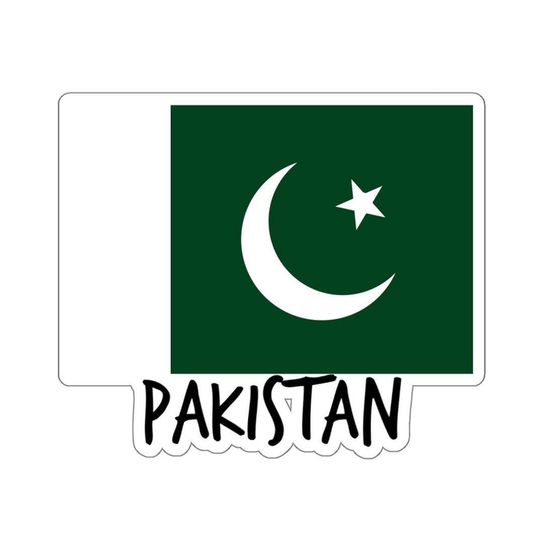 Pakistan Flag Travel Kiss-cut Sticker, Pakistani Flag Sticker, Travel ...