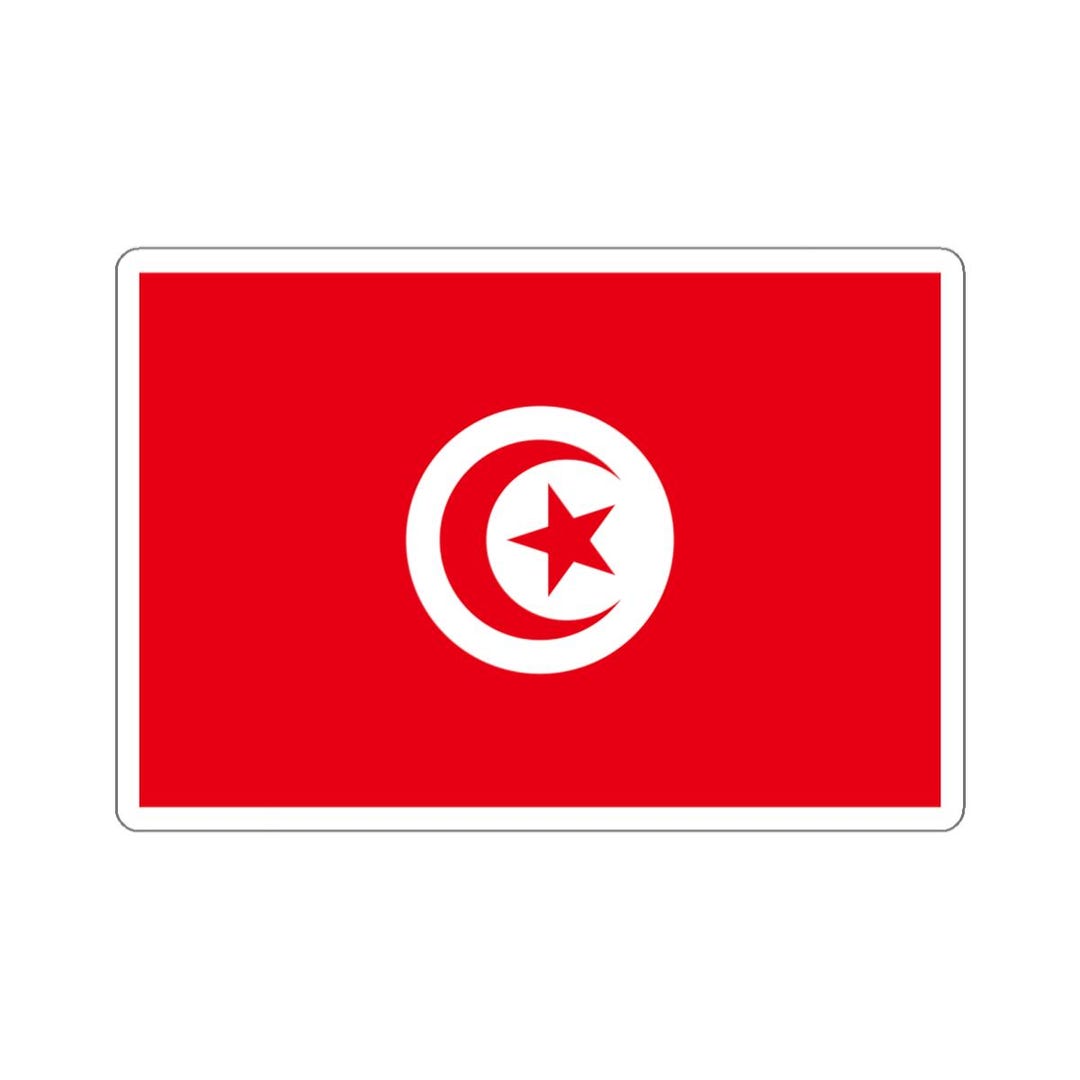 Tunisia Flag Travel Sticker - Kiss-cut Stickers, Travel Decal ...