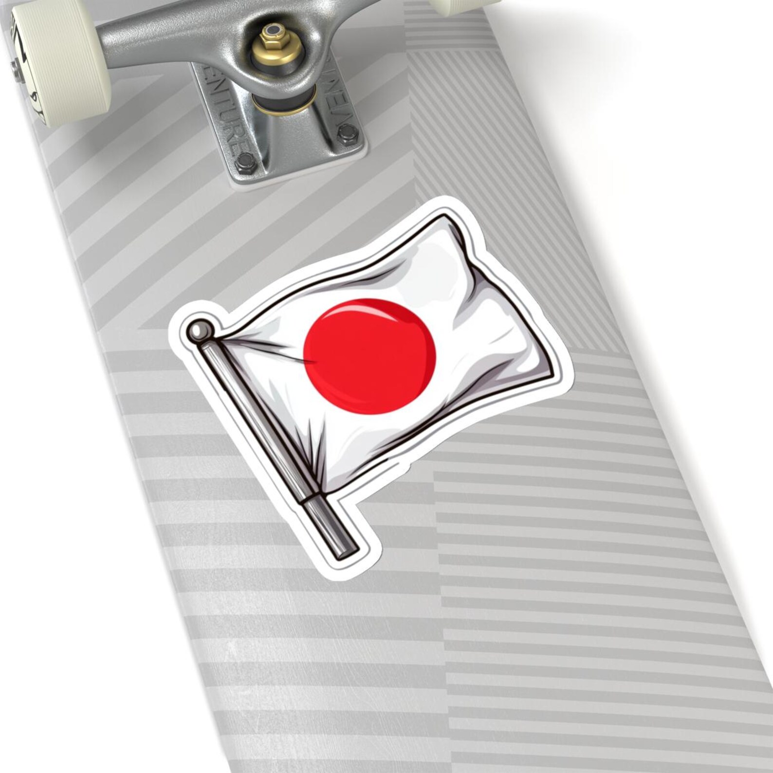 Japan Flag Travel Sticker - Kiss-cut Stickers, Japanese Flag Decal ...