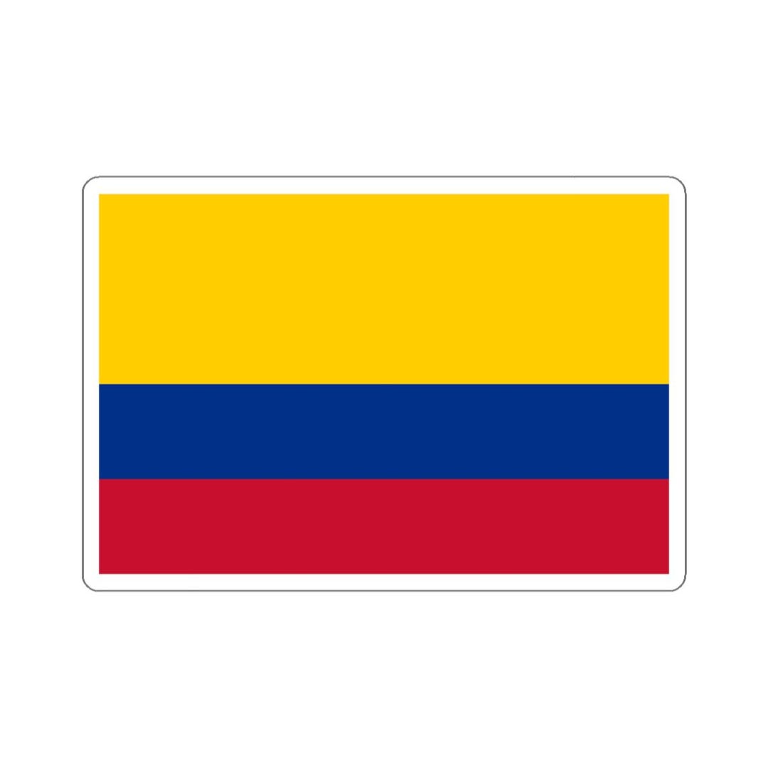 Colombia Flag Travel Sticker - Kiss-cut Stickers, Decal, Laptop Sticker ...