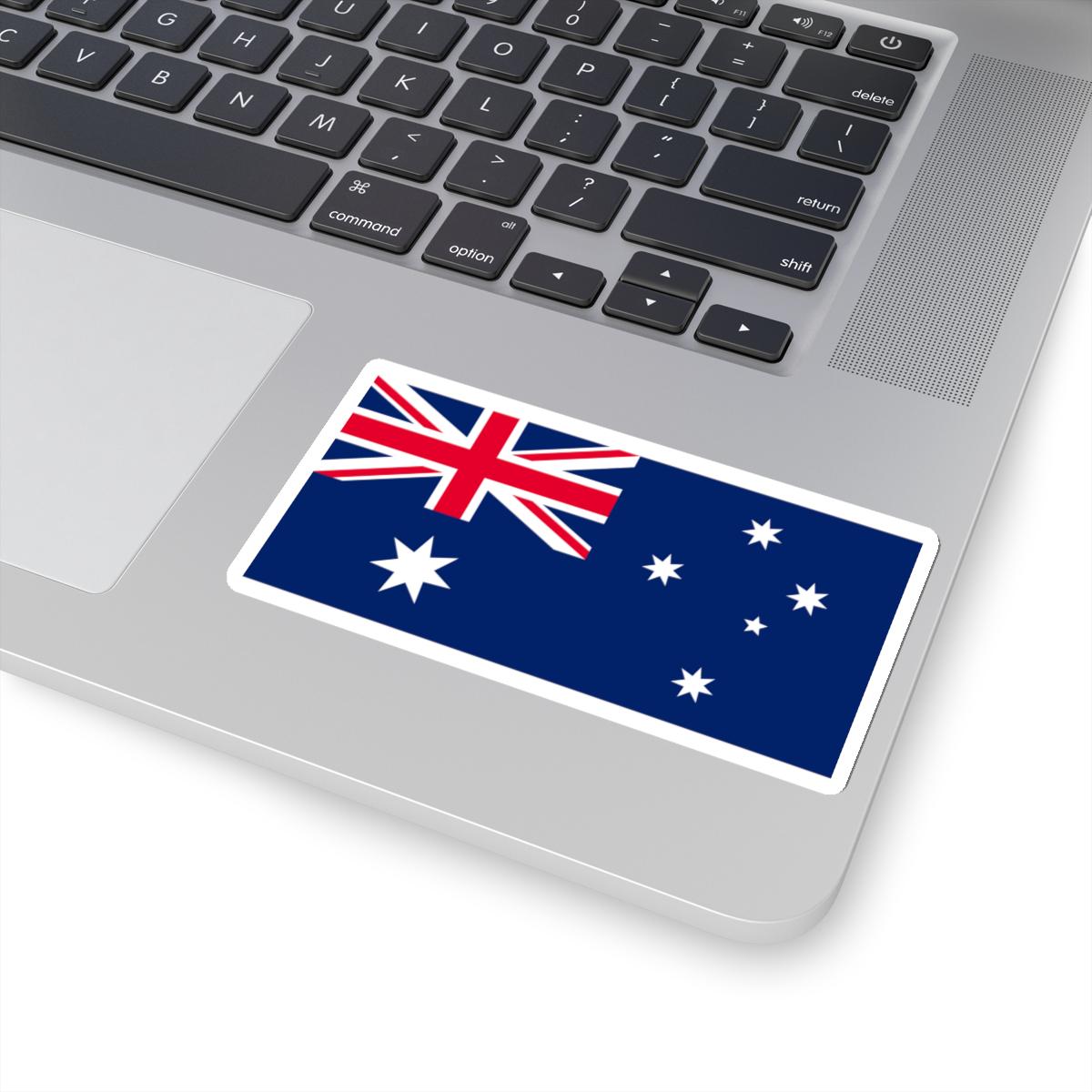 Australia Flag Travel Sticker - Kiss-cut Stickers for Laptops, Water ...