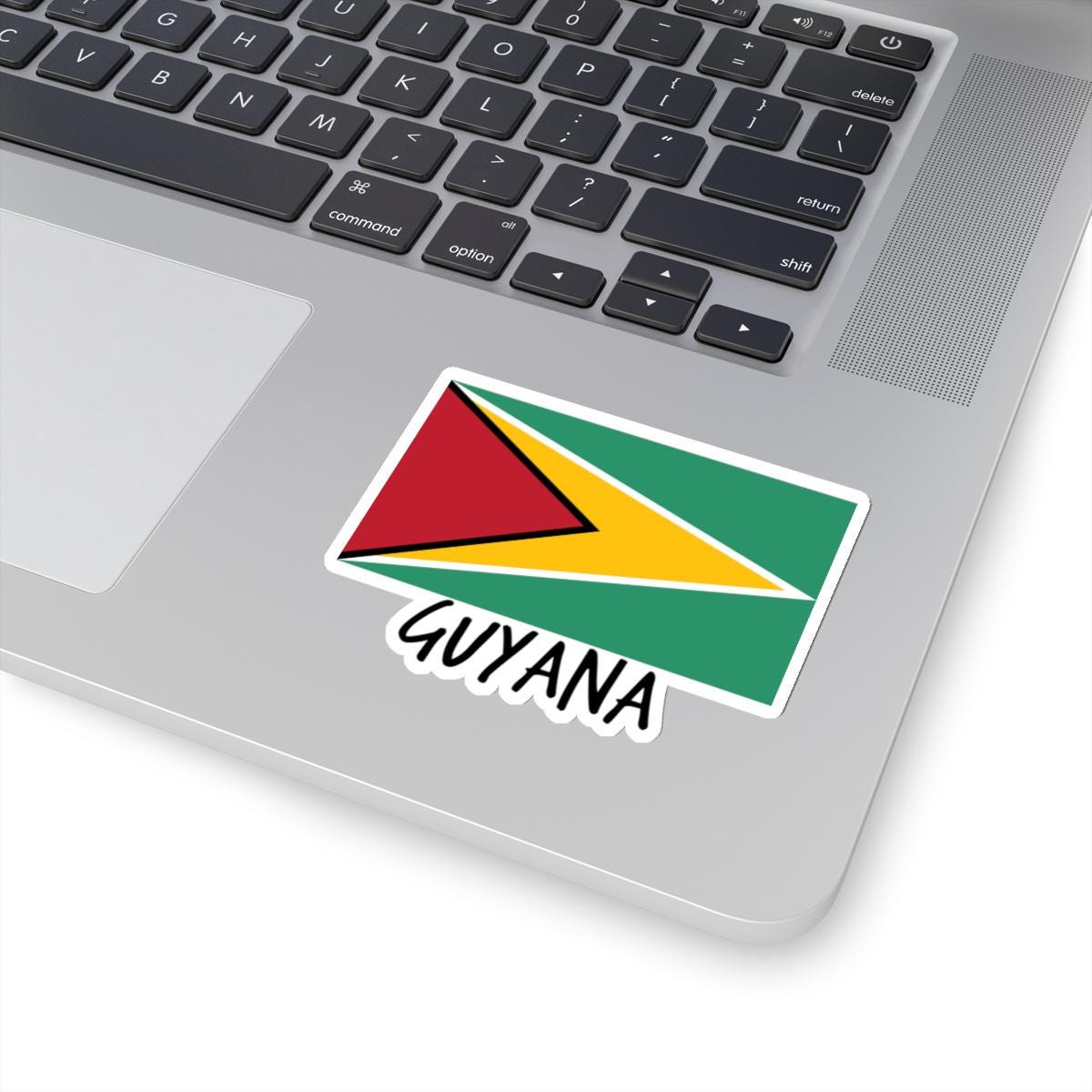 Guyana Flag Travel Sticker - Kiss-cut Stickers, Caribbean Travel Decal ...