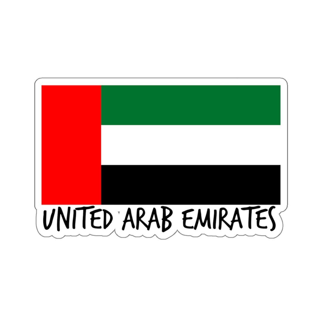 UAE Travel Sticker, Emirates Flag Laptop Decal, Dubai Souvenir, Middle ...