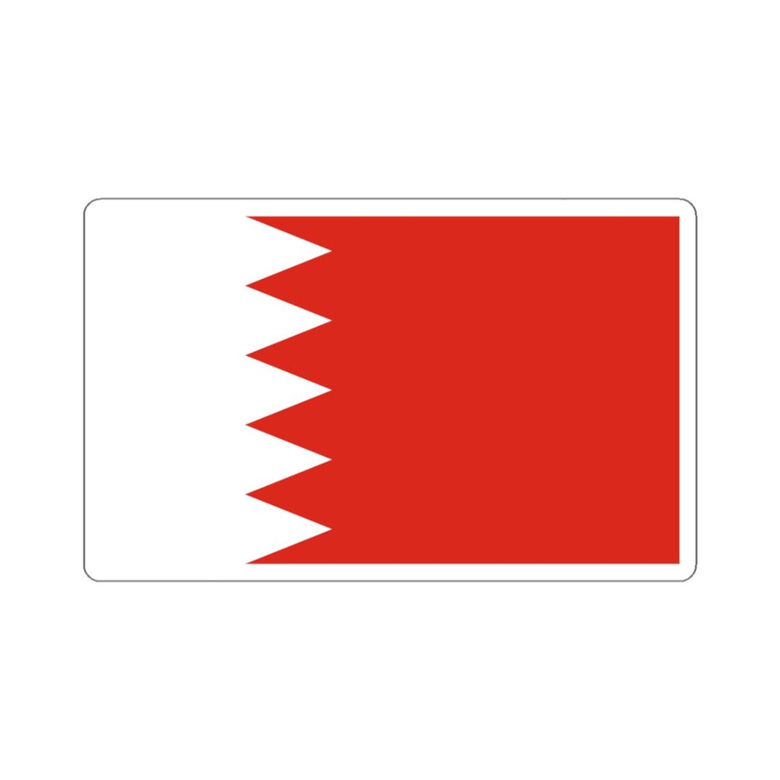 Bahrain Flag Travel Sticker - Wanderlust Adventure Decal, Traveler's ...