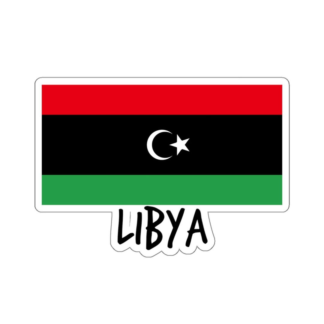 Libya Flag Travel Kiss-cut Stickers - Wanderlust Decal, Laptop Sticker ...