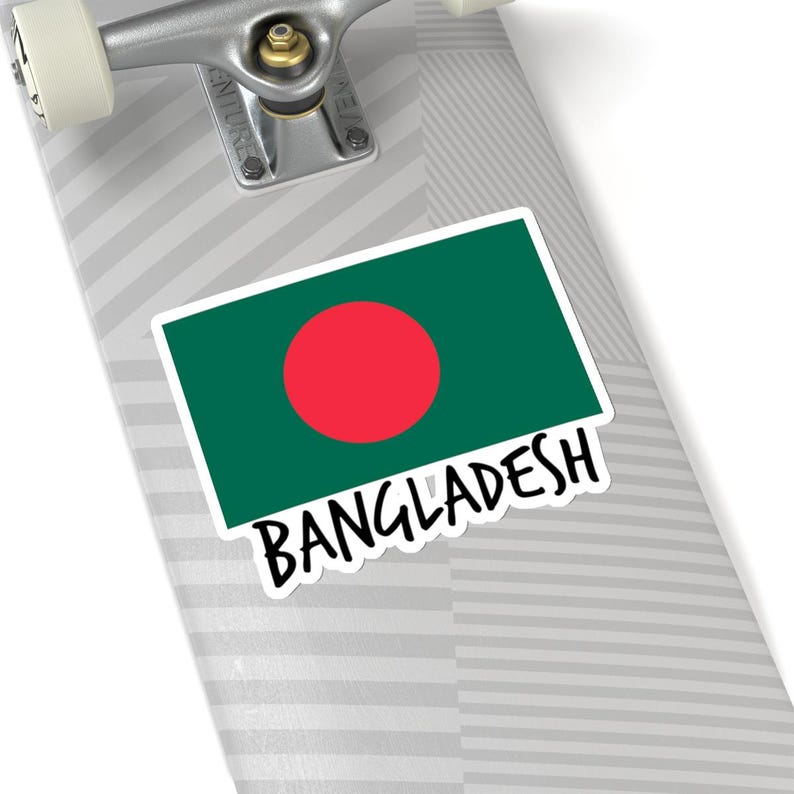 Bangladesh Flag Travel Sticker - Kiss-cut Stickers, National Flag ...