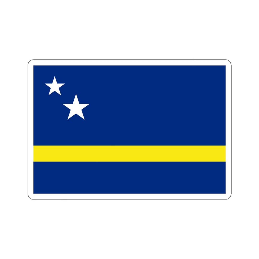 Curaçao Flag Travel Sticker - Kiss-cut Stickers, Laptop Decal ...