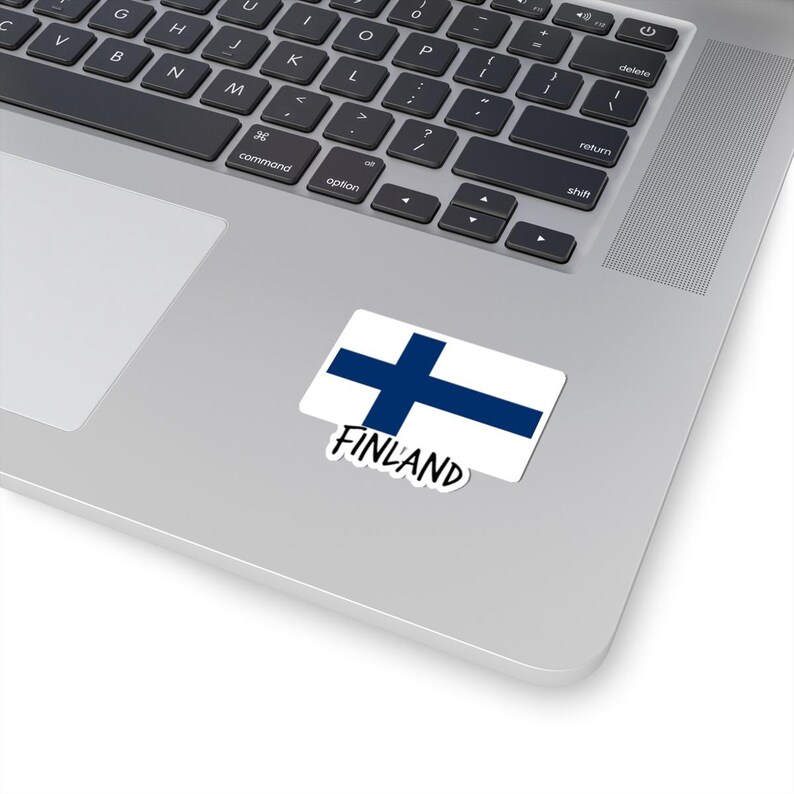 Finland Flag Travel Sticker - Kiss-cut Stickers, Travel Sticker ...