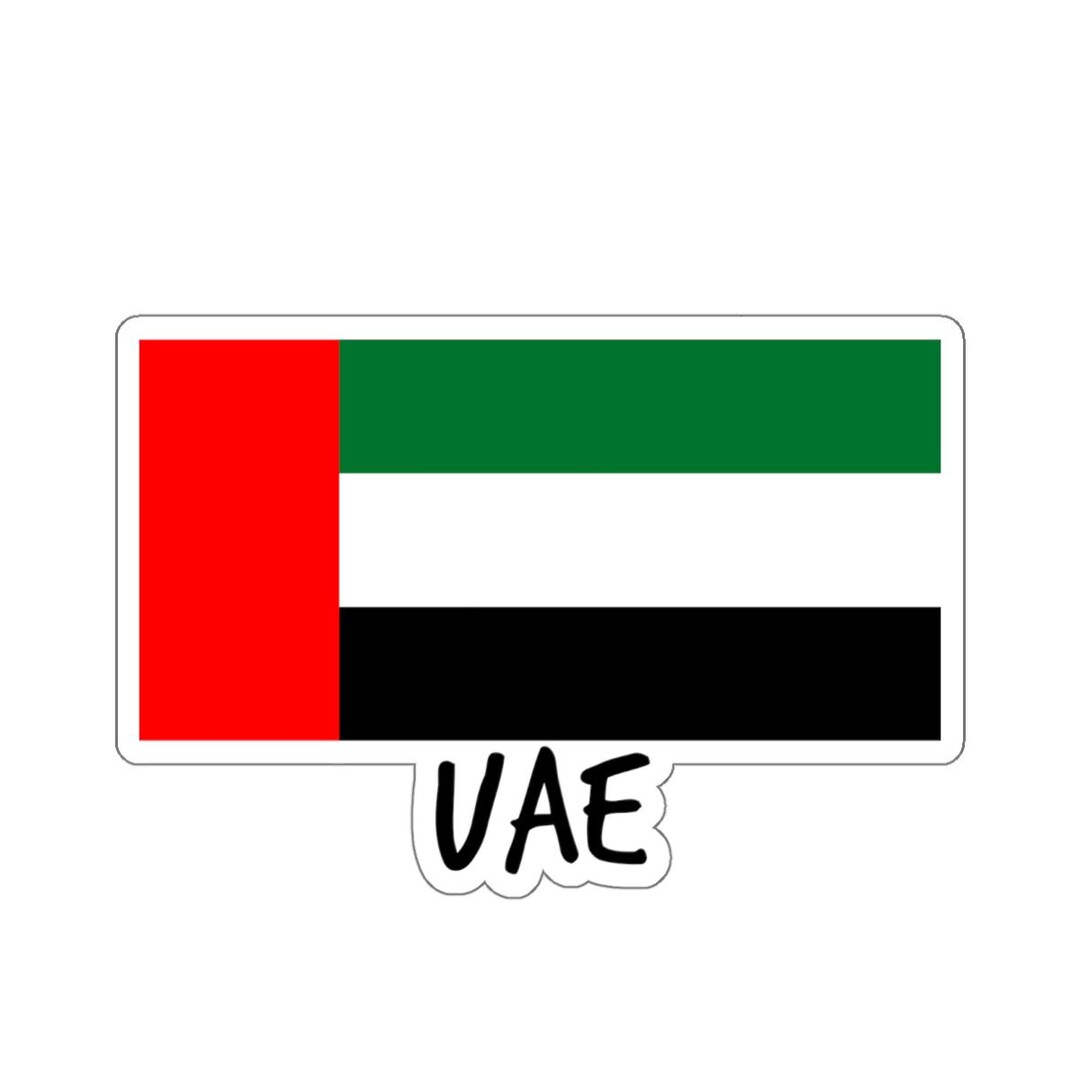UAE Travel Sticker, Emirates Flag Laptop Decal, Dubai Souvenir, Middle ...