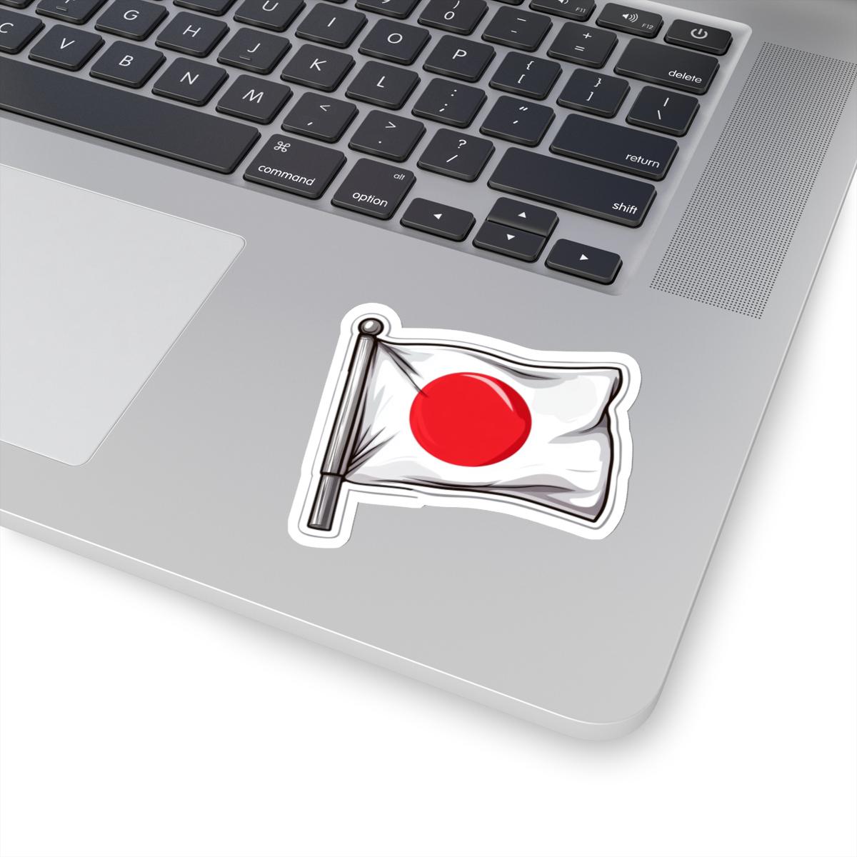 Japan Flag Travel Sticker - Kiss-cut Stickers, Japanese Flag Decal ...