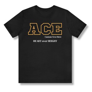 Black and Gold Ace Custom T-shirts, Sweatshirts, or Hoodies. FREE ...