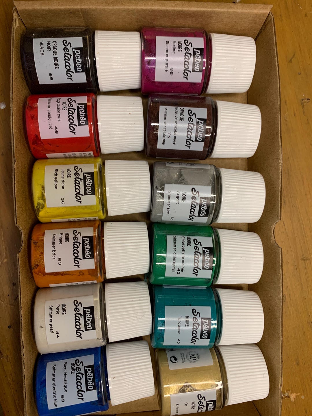 Pebeo Setacolor Fabric Paint Set of 12 Colors-20ml - Etsy