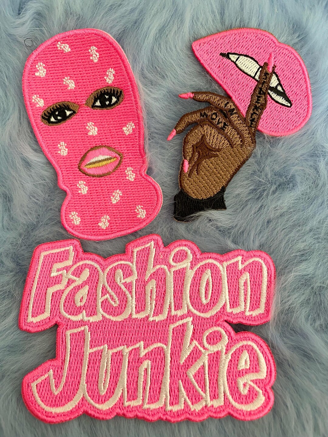 Fashion Junkie Patches *pink - Etsy