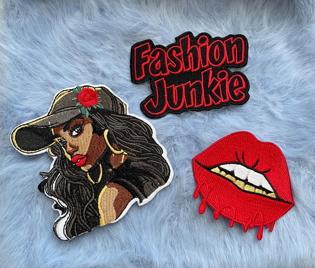 Fashion Junkie Patches red - Etsy