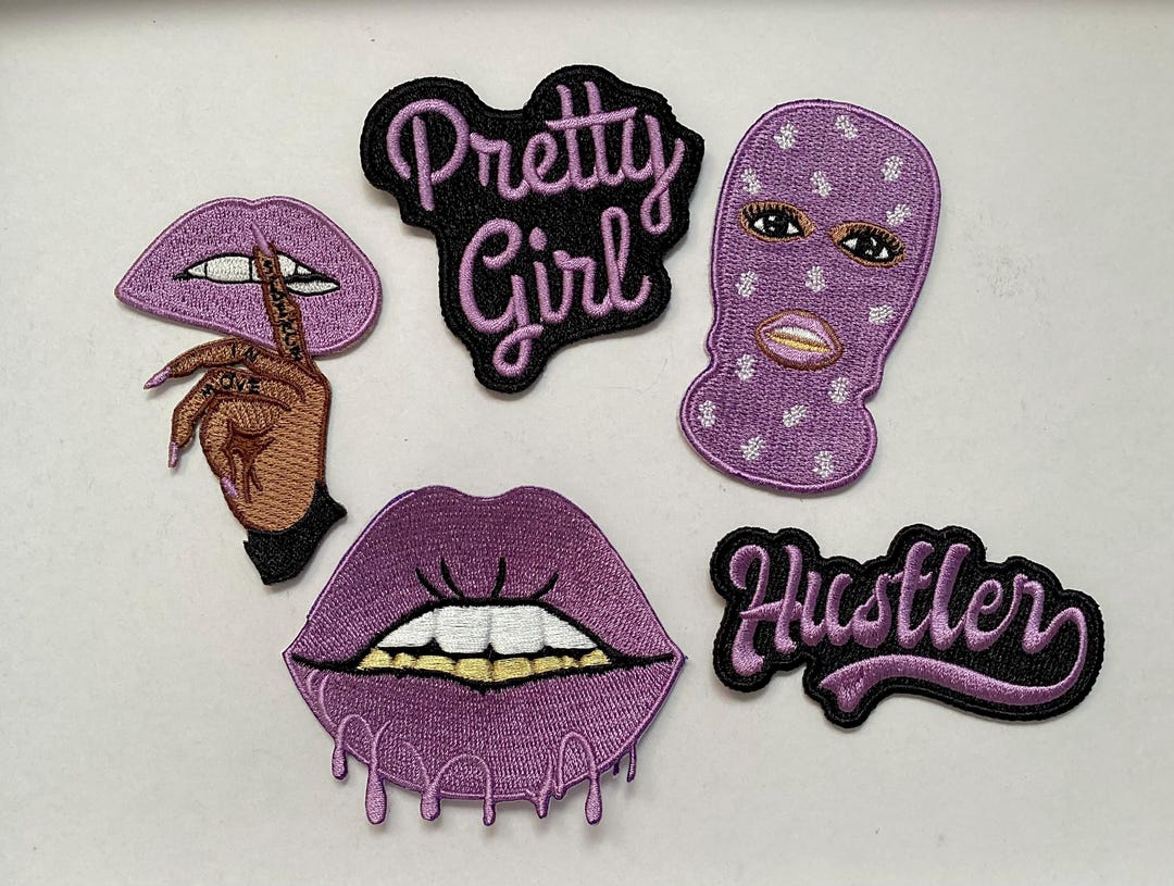 Pretty Girl Patches *purple - Etsy