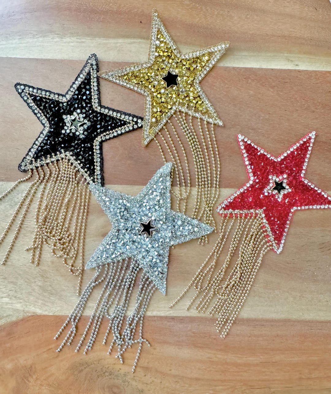 Rhinestone Iron on Patches - Etsy
