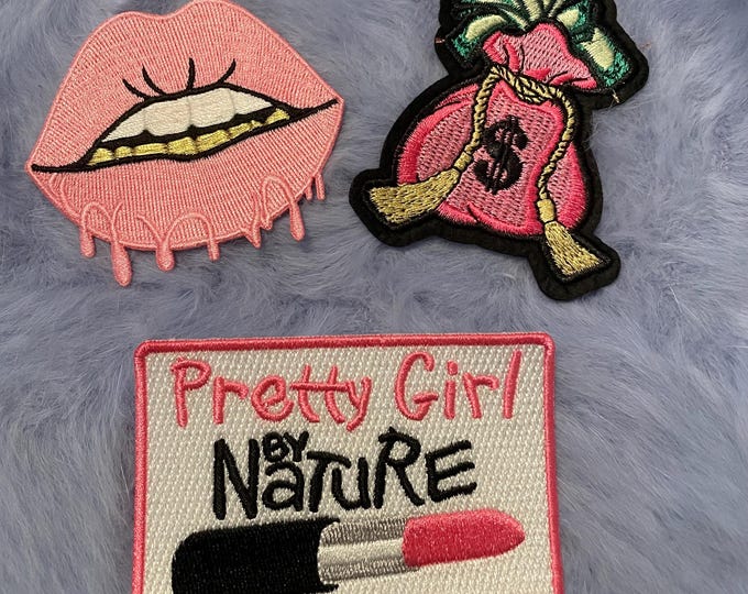 Pretty Girl Patches *soft Pink - Etsy