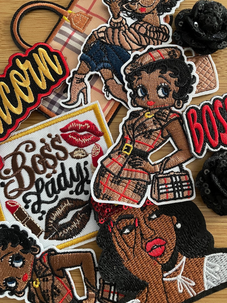 NEW Betty Boop Boss Lady Patches - Etsy