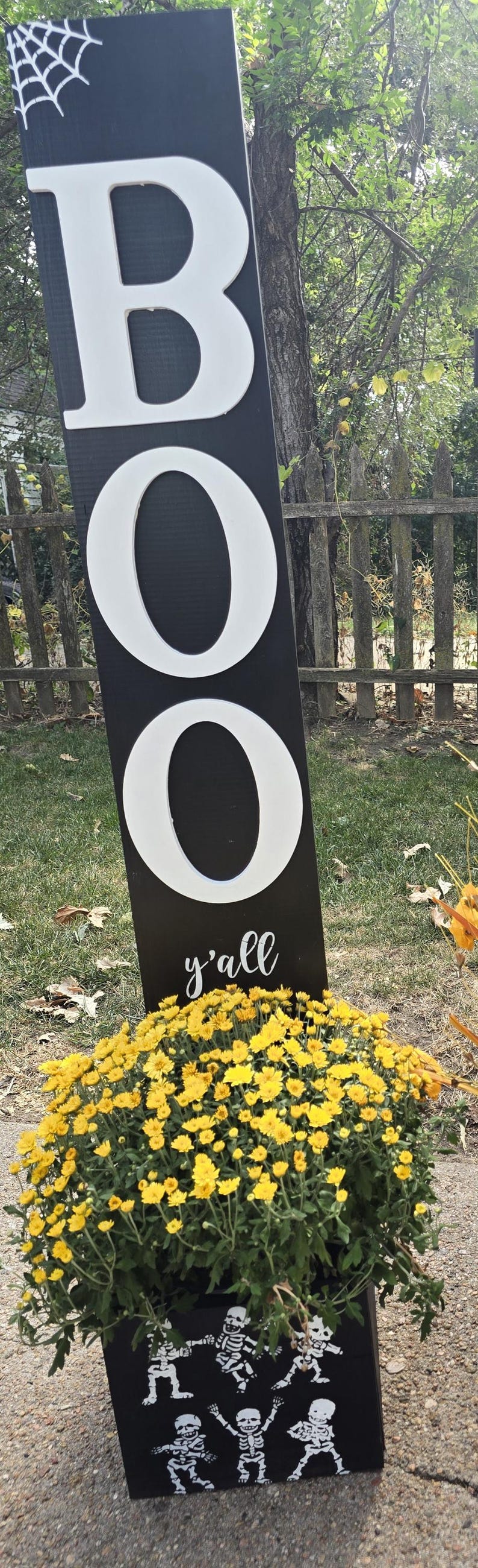 Boo Planter Signs - Etsy