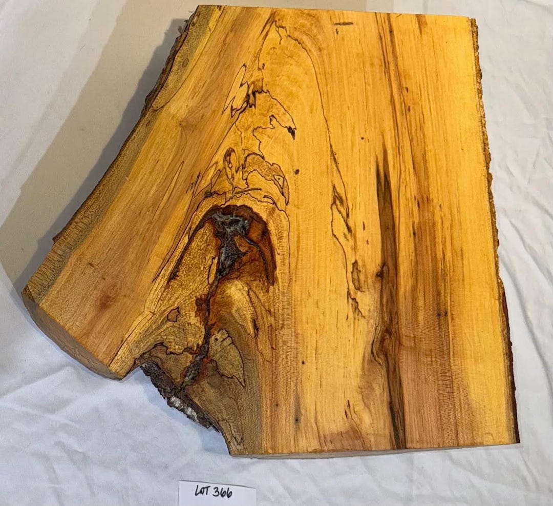 Large Spalted Maple Wood Slab, Woodworking Project Piece - Etsy