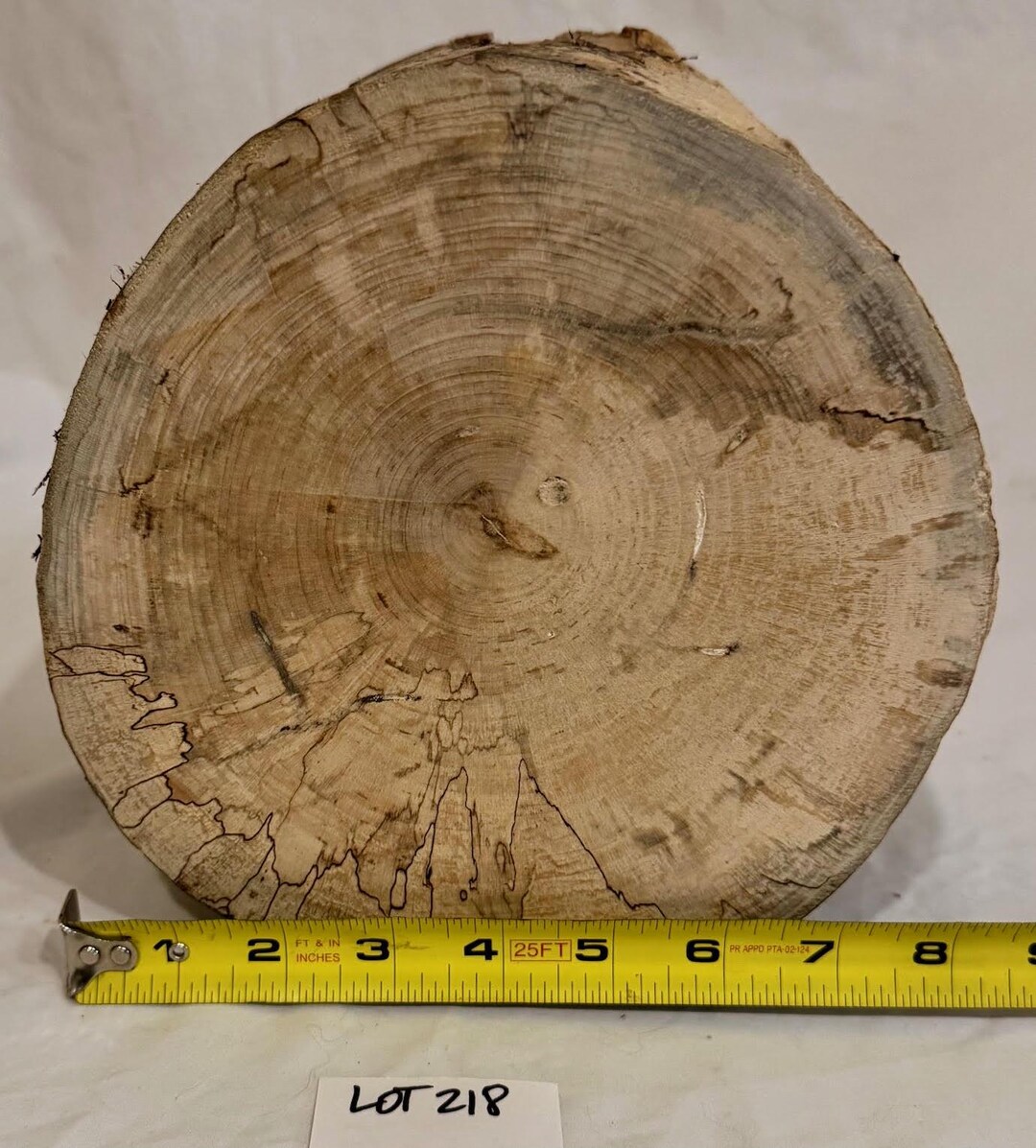 Extra Large Spalted Maple Craft Log for Wood Turning, Wood Carving ...