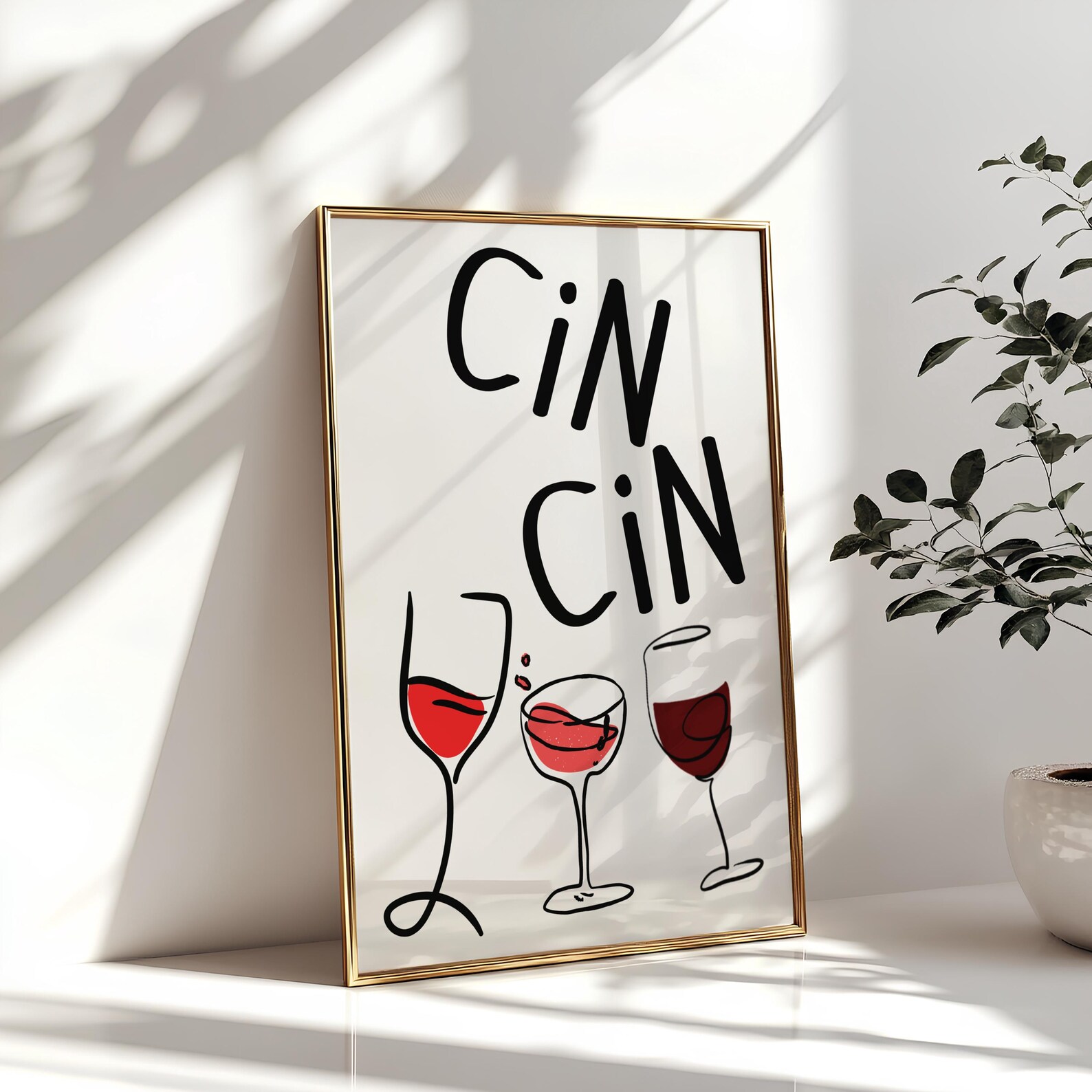 Cin Cin Print | Digital Download - Etsy