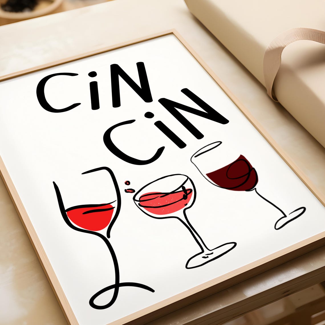 Cin Cin Print | Digital Download - Etsy