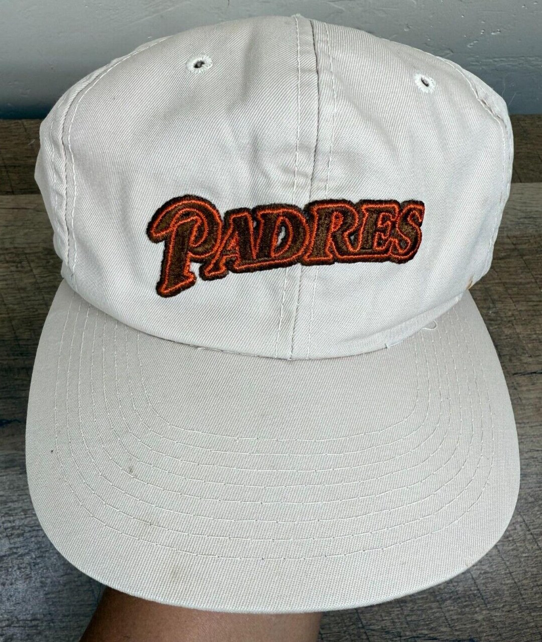 Vtg San Diego Padres Hat Cap Men’s Brown Sports Specialties Script ...