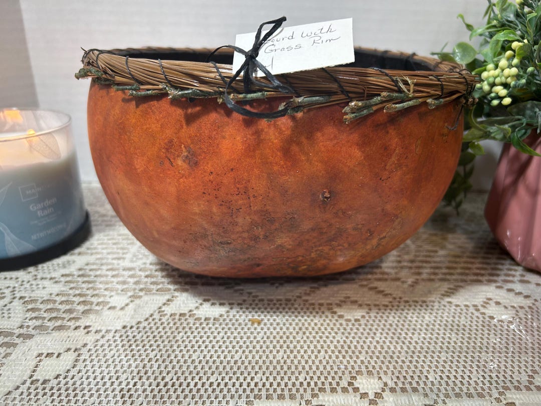 Rustic Gourd, Home, Decor, Centerpiece, 6H X 10diameter - Etsy