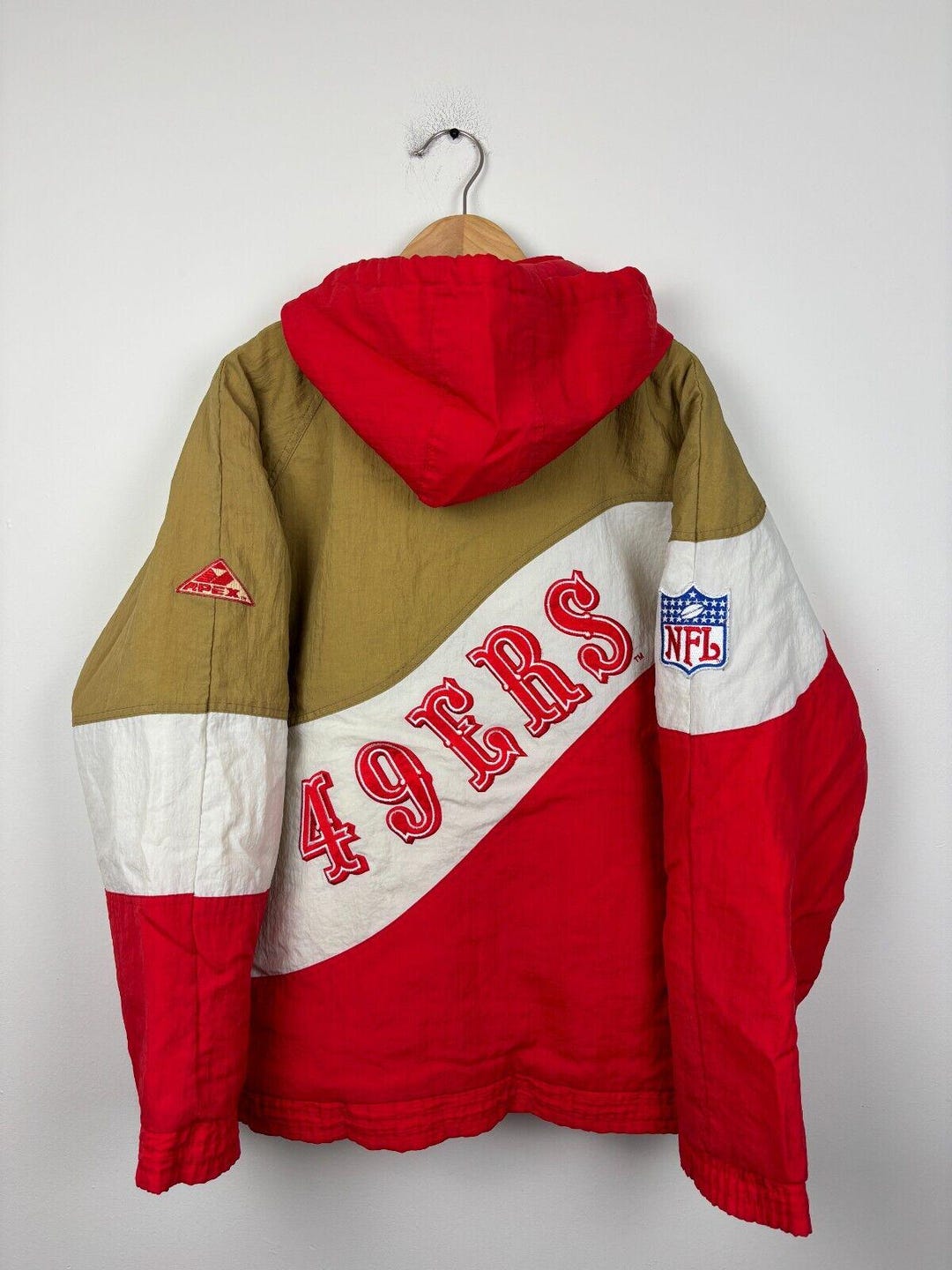 Vintage 1990s Apex San Francisco 49ers Insulated Jacket / NFL Football ...