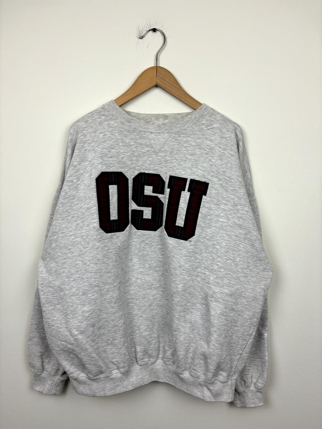 Vintage 1990s Ohio State University Plaid Sweatshirt / NCAA Sweater ...