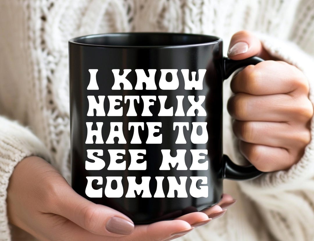 Netflix Lover Mug, Netflix Coffee Mug, Perfect Gift for Movie Lovers ...