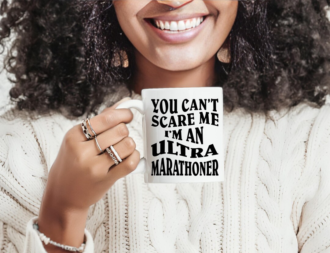 Ultra Marathon Mug, Cycling Gifts, Marathon Running Coffee Cup, Track ...