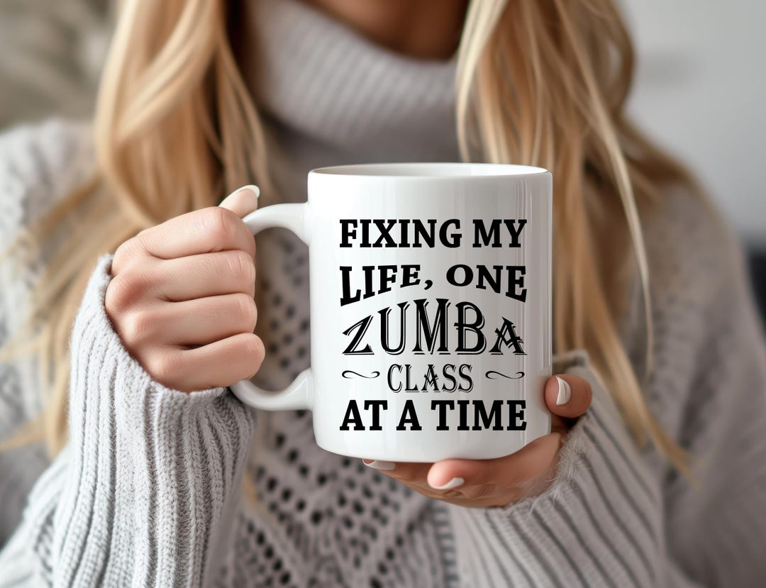 Zumba Mug, Fitness Gift, Dancer Present, in My Dance Era, Workout Gift ...