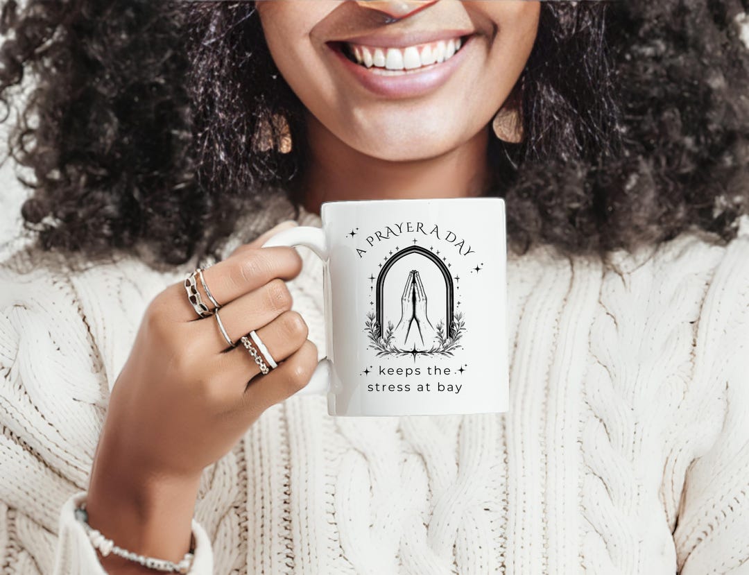 Prayer Mug, Spiritual Mug, Prayer Gift, Faith Mug, Religious Mug ...