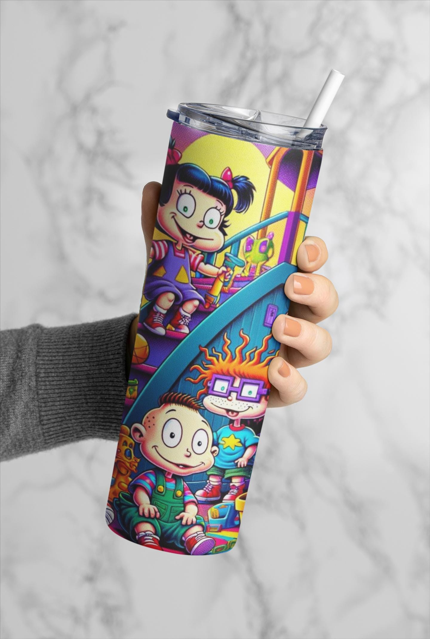 Magic Rugrats Tumbler | Skinny Tumblers With Lid | Personalized Tumbler ...