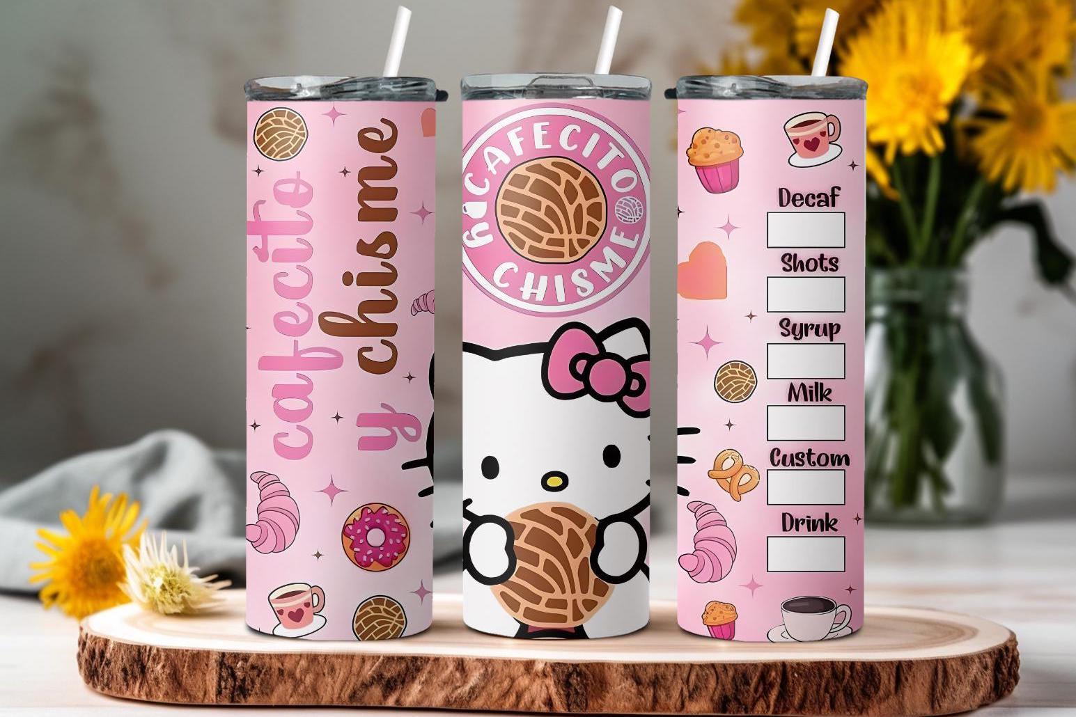 Hello Kitty Cafecito Y Chisme | Conchas and Coffee | Hello Kitty Lover ...